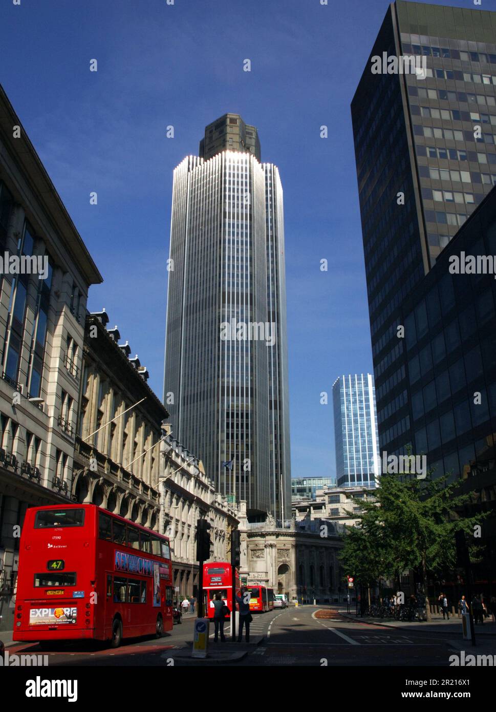 Tower 42, commonly known as the NatWest Tower, is a 183-metre-tall (600 ...