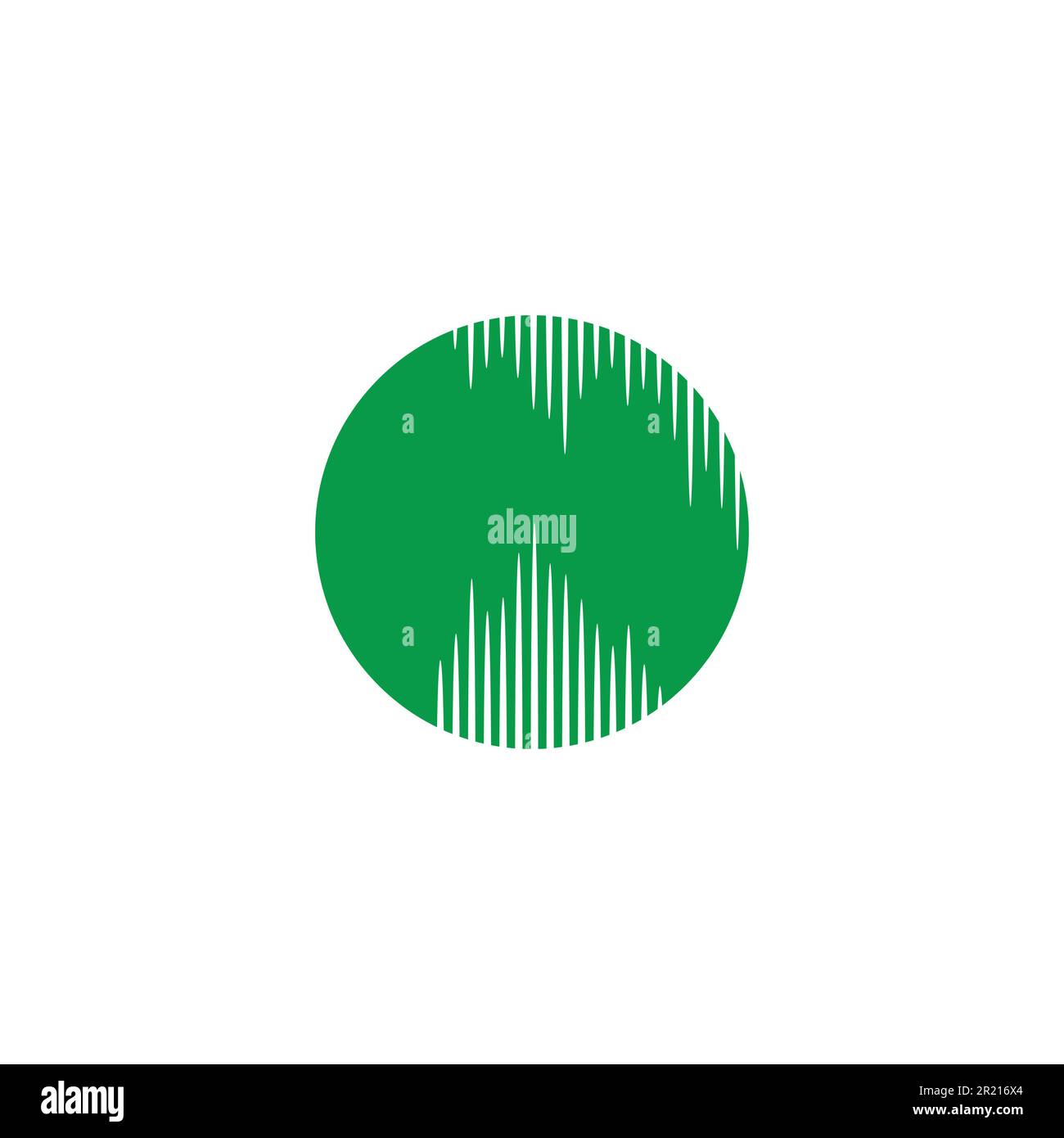 Forest, circle, background geometric simple symbol logo vector Stock ...