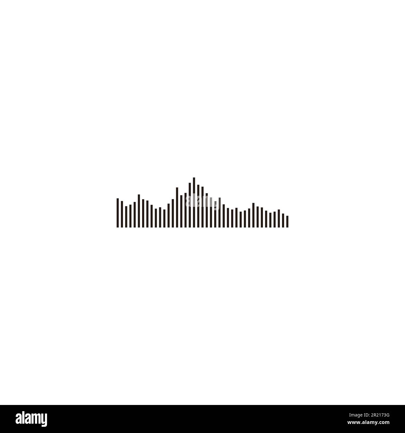 Sound graphic, lines, technology geometric simple symbol logo vector ...