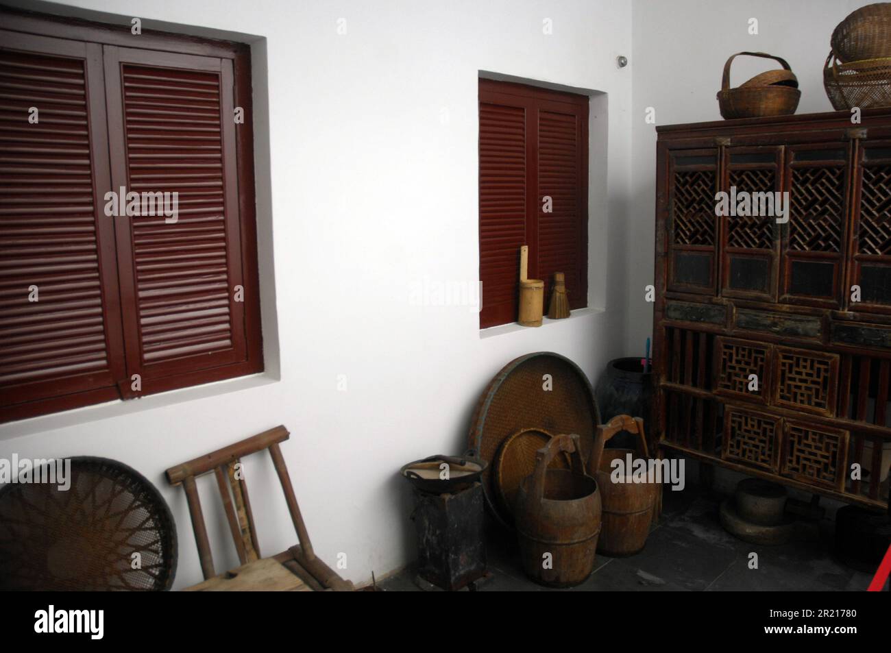 Mao Zedong's former residence in Shanghai, China. Mao Zedong, a ...