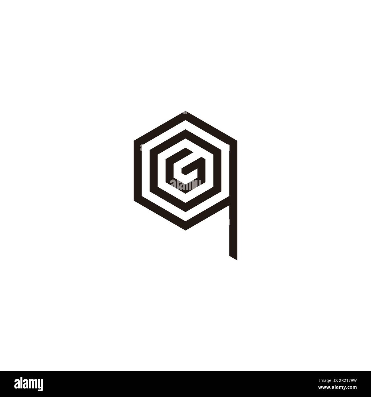 Letter G, o and q hexagon geometric simple symbol logo vector Stock ... Letter G, o and q hexagon geometric simple symbol logo vector Stock ...