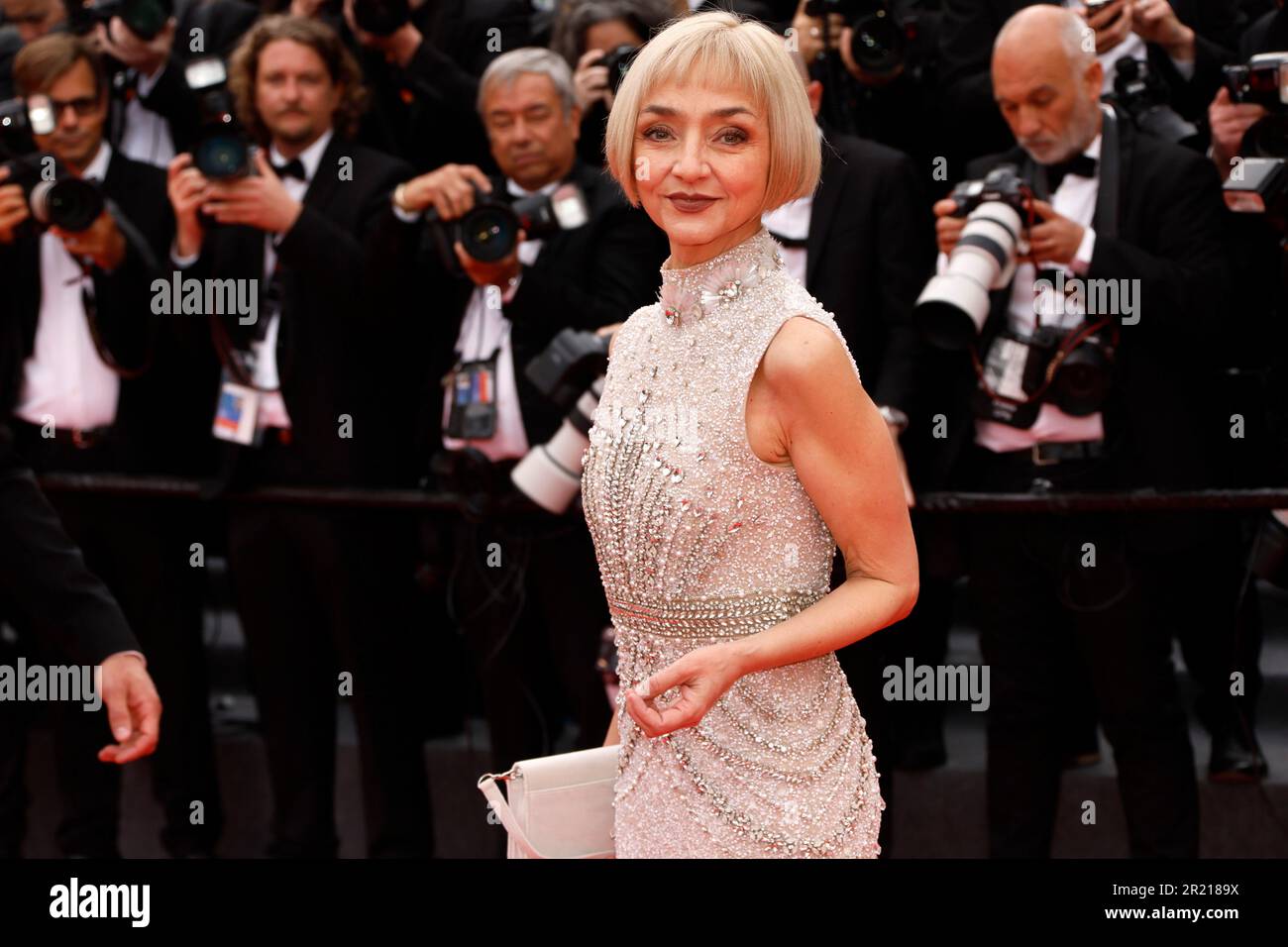 Maria de Medeiros poses for photographers upon arrival at the opening ...