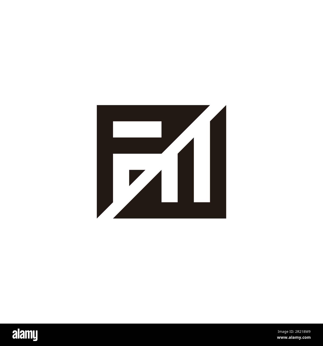 Abstract triangles tech design Cut Out Stock Images & Pictures - Alamy