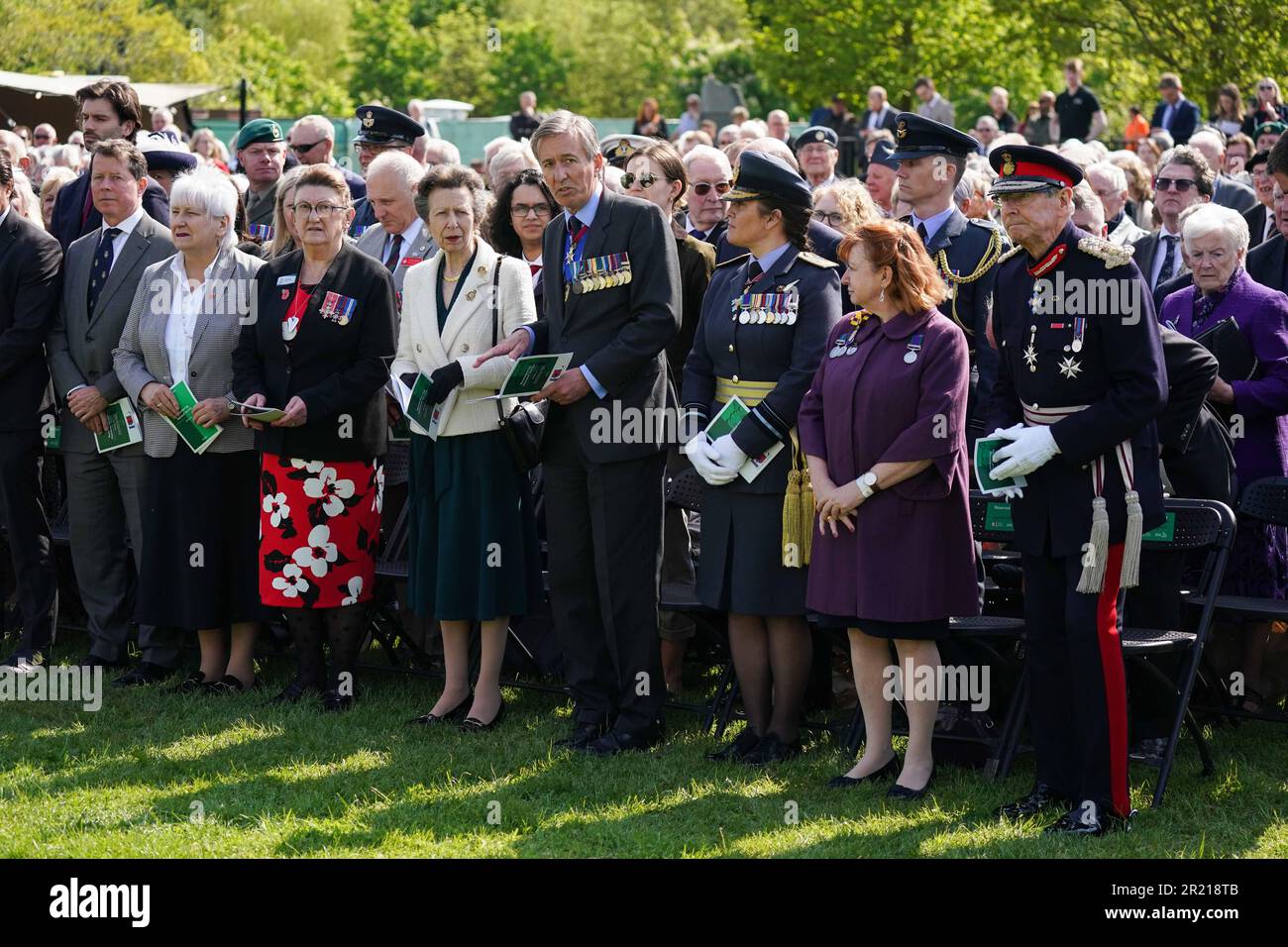 The Princess Royal amongst the guests during Remembering National ...