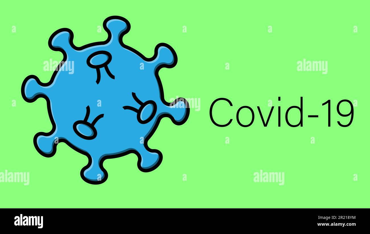 Blue dangerous infectious deadly respiratory coronavirus pandemic ...