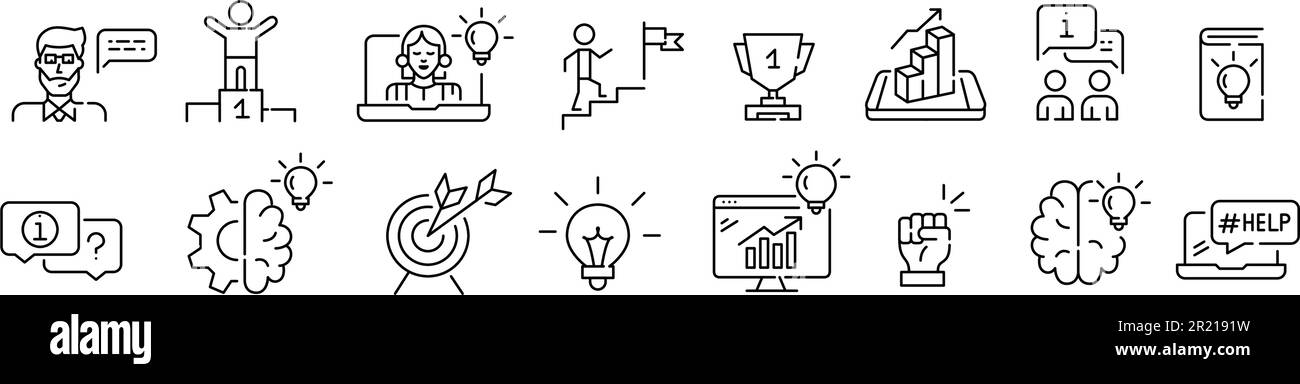 Business coaching. Leading to success, creating ideas, achieving goals ...