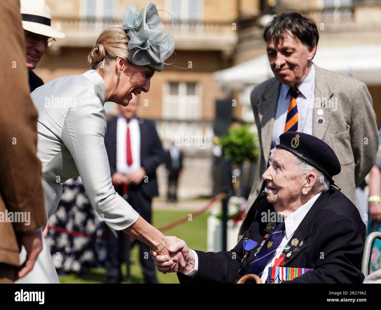 The Duchess of Edinburgh talks to veteran Robert Piper at the Not ...