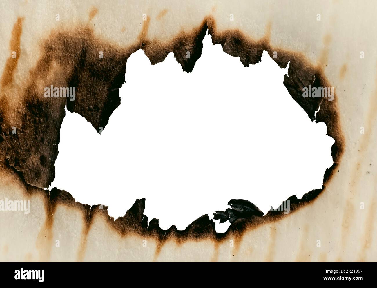 Hole In Wrinkled Paper