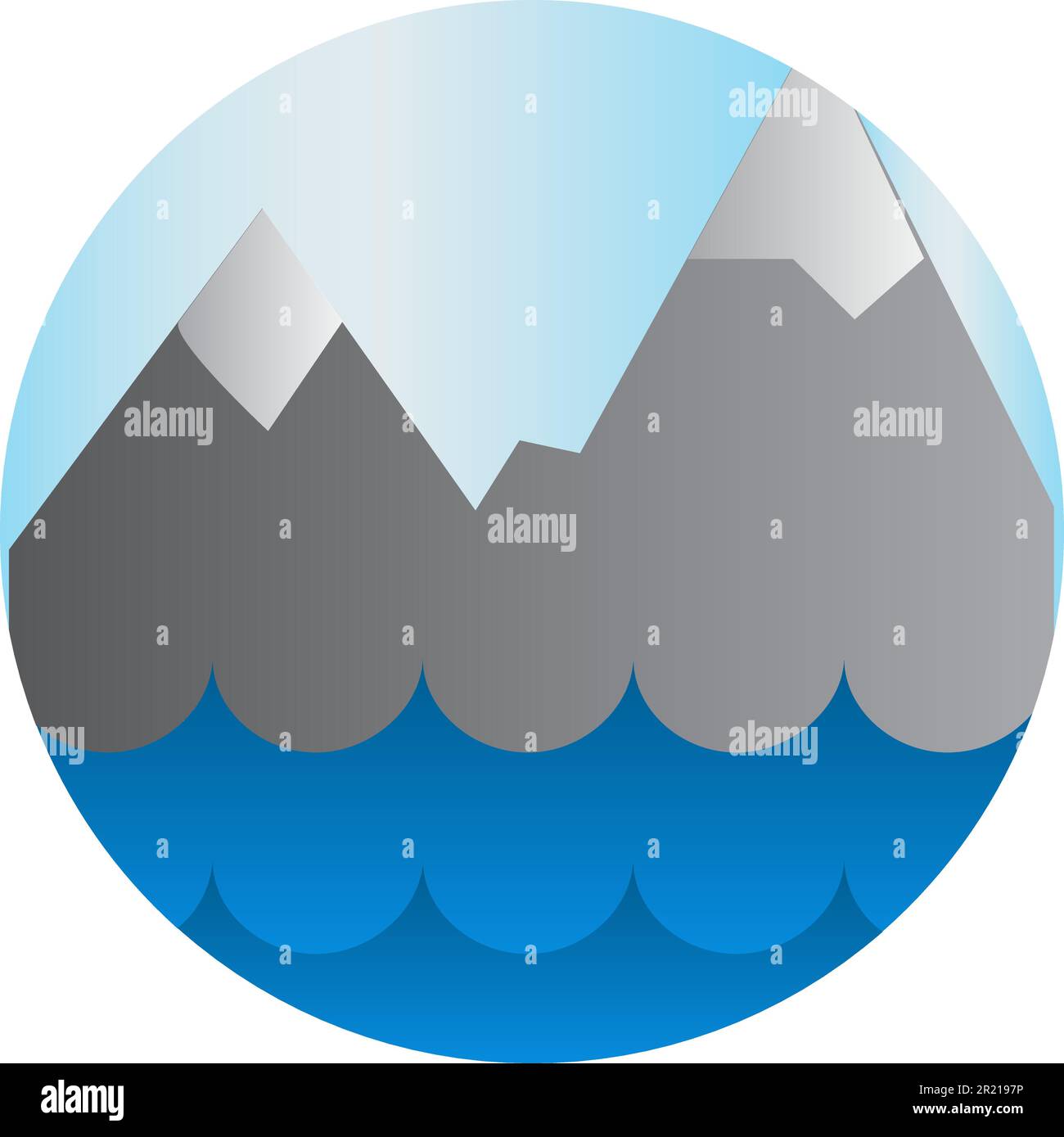 Stone rock in wetland Stock Vector Images - Alamy