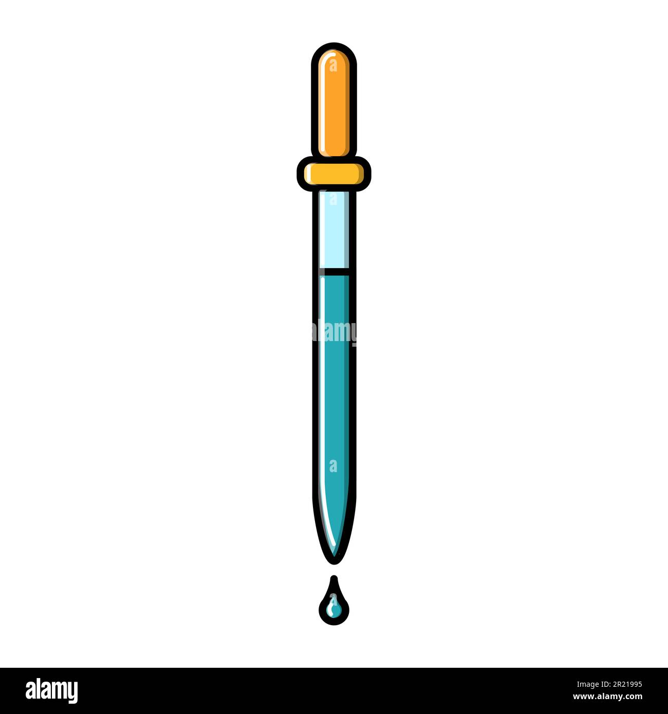 Medical pipette for instillation of drops, medication to the patient, a ...