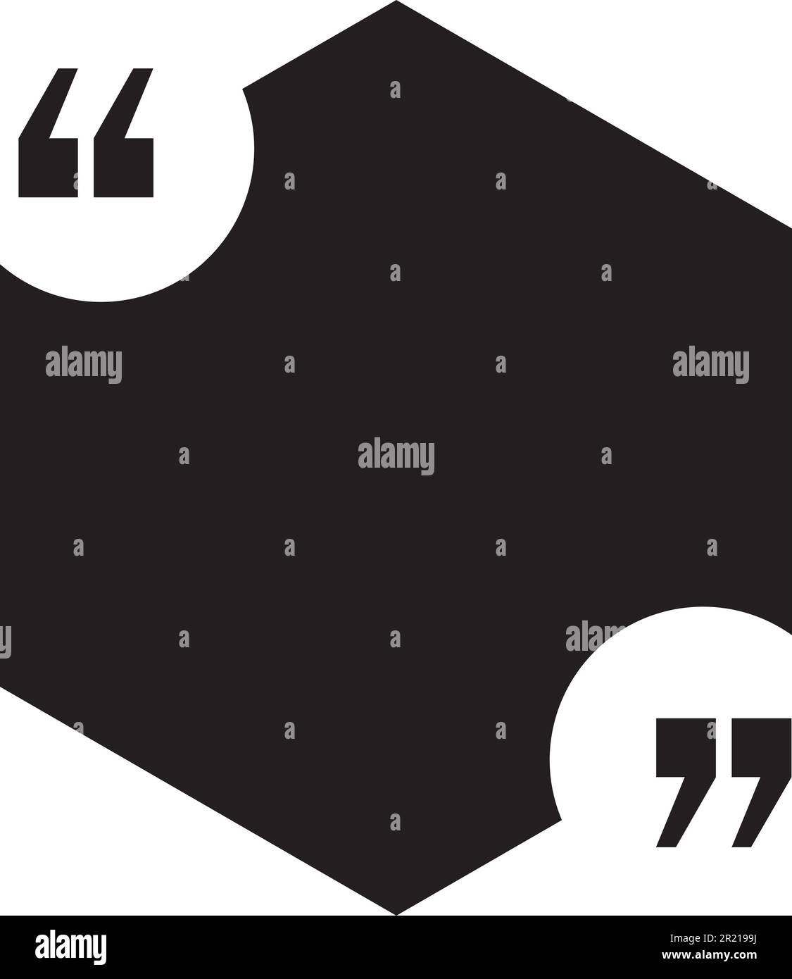 Quote blank speech citation bubble for text vector. Quotation wise ...