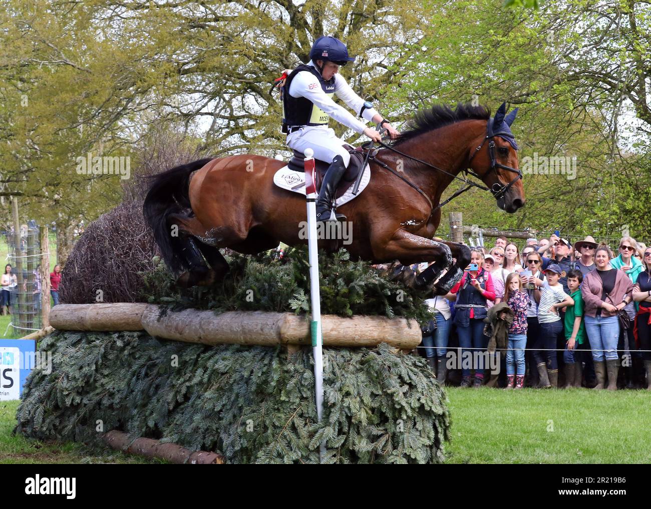 Tom McEwen from Great Britain riding Toledo De Kerser in the Cross ...