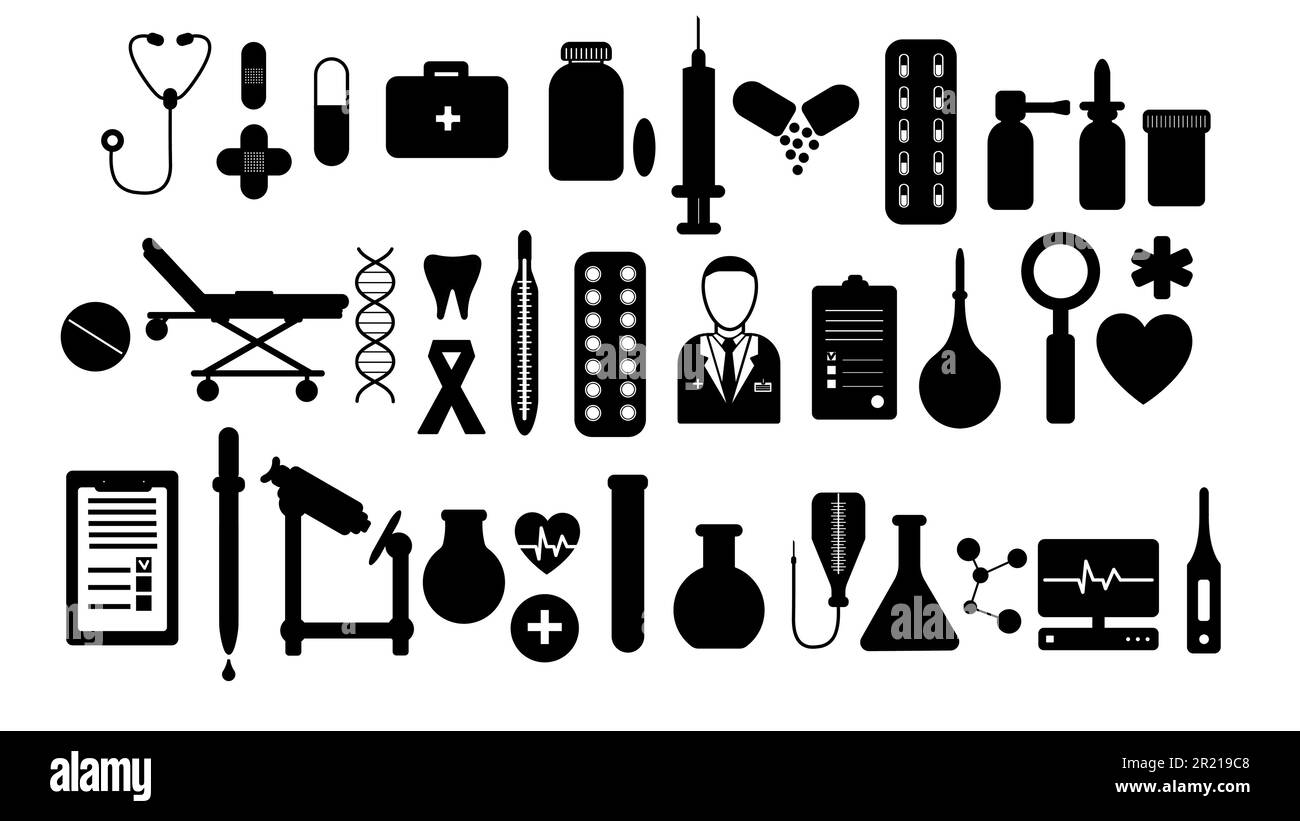 Simple medical tools hi-res stock photography and images - Alamy