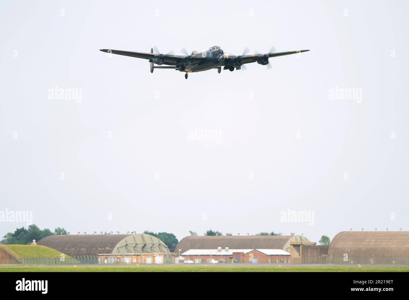 The UK's only airworthy Lancaster bomber, PA474, takes off from her ...
