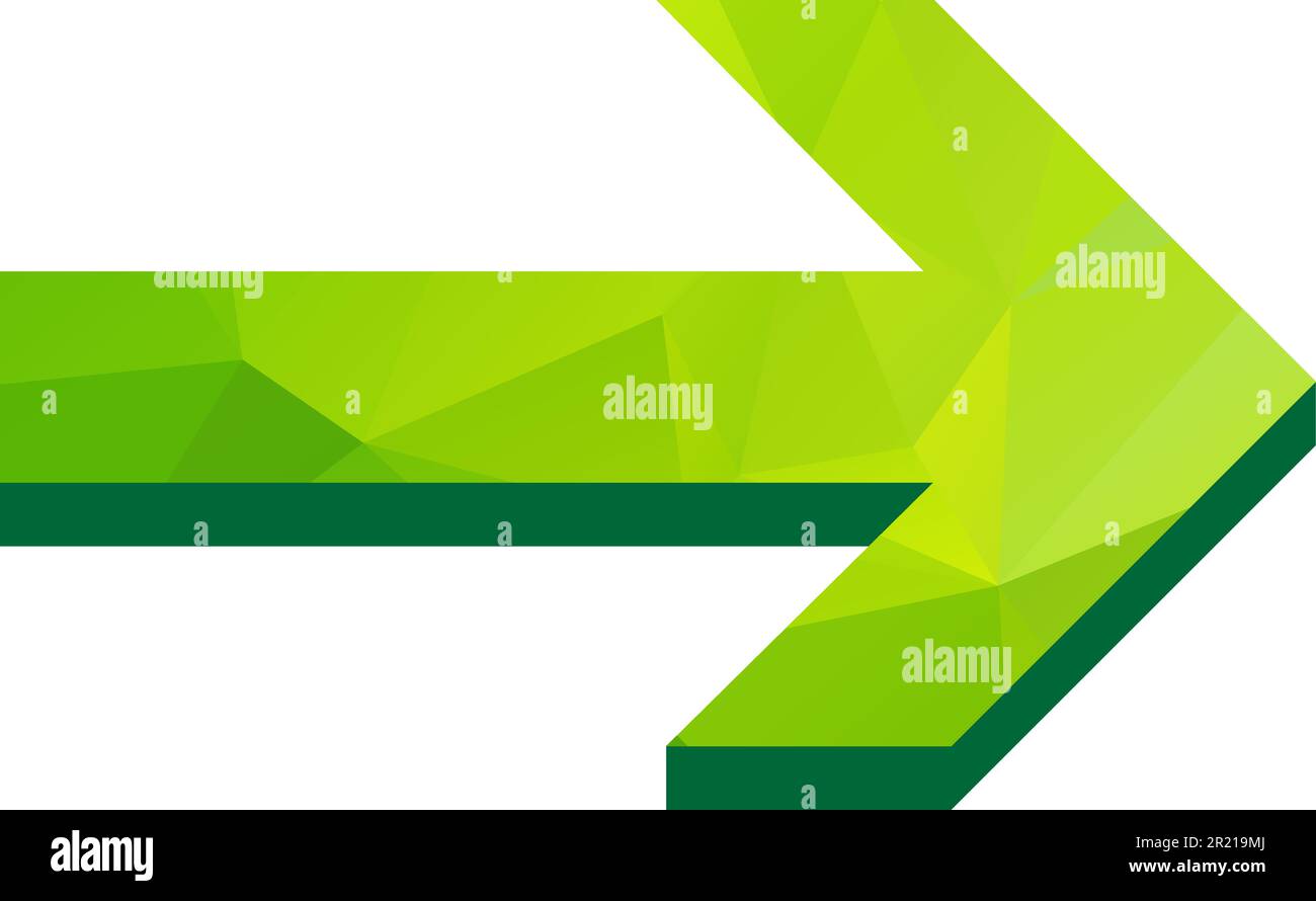 Arrow figure showing way direction symbol vector. Directional pointer ...