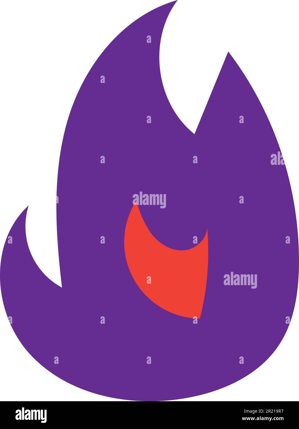 Burning flame for make lab experiment icon vector. Burn fire for ...