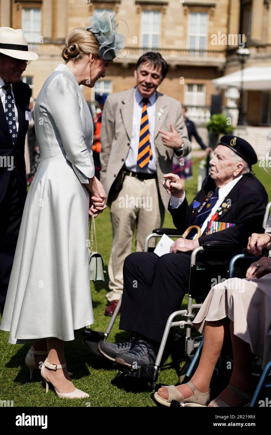 The Duchess of Edinburgh talks to veteran Robert Piper at the Not ...