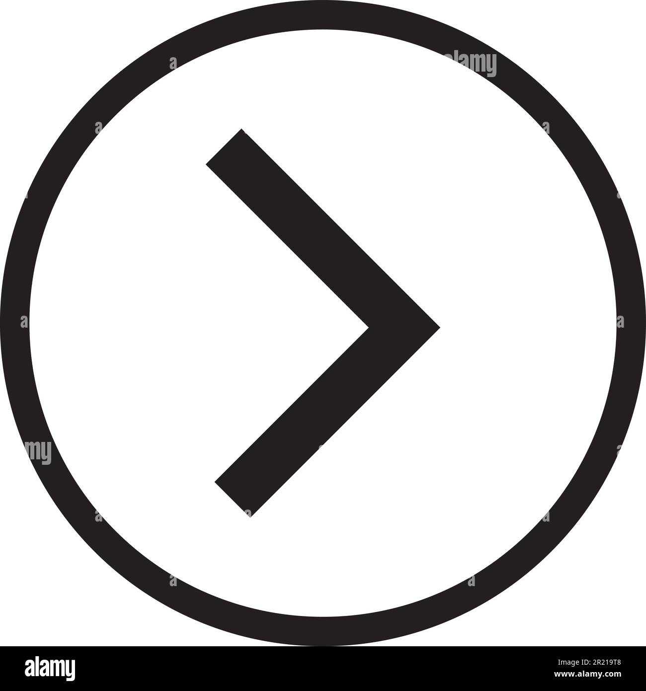 Arrow vector sign in circle Highway or speed track warning bend ...