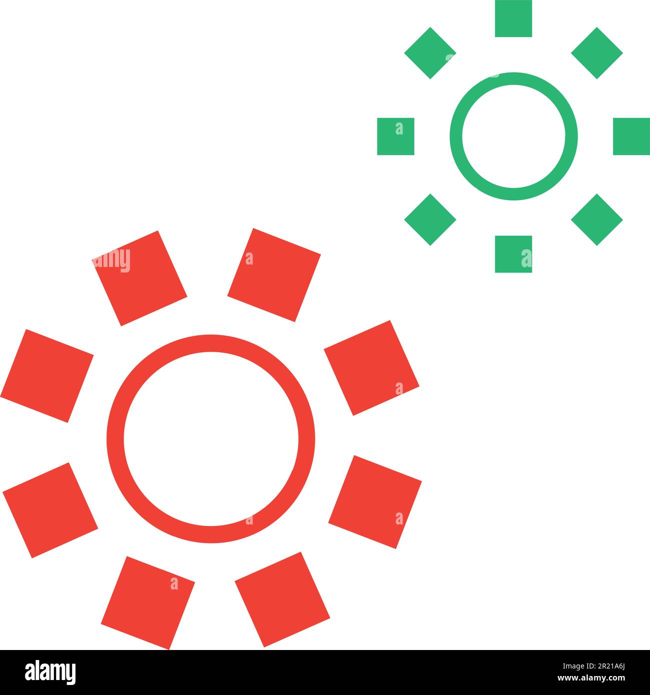 Cell biological microscopic element icon vector. Biology science ...