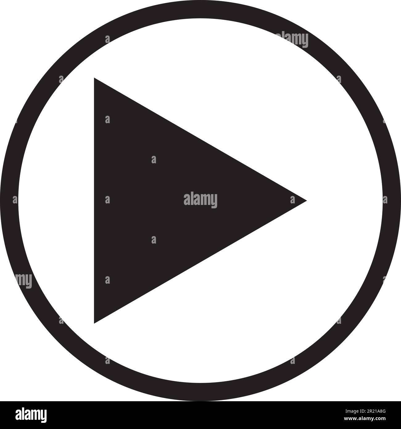 Arrow vector sign in circle Highway or speed track warning bend ...