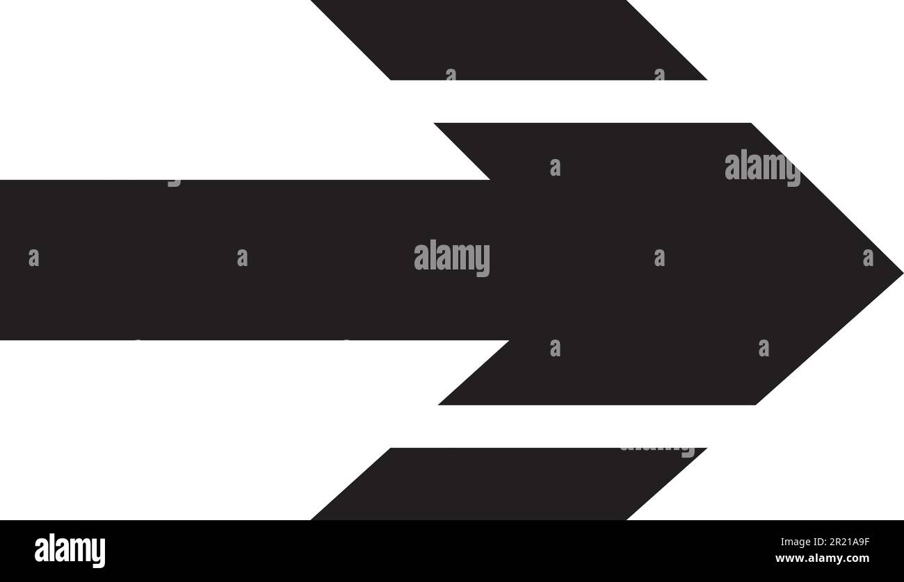 Arrow Computer Black Button Showing Way Vector Interface Navigation Pointer Orientation Solid