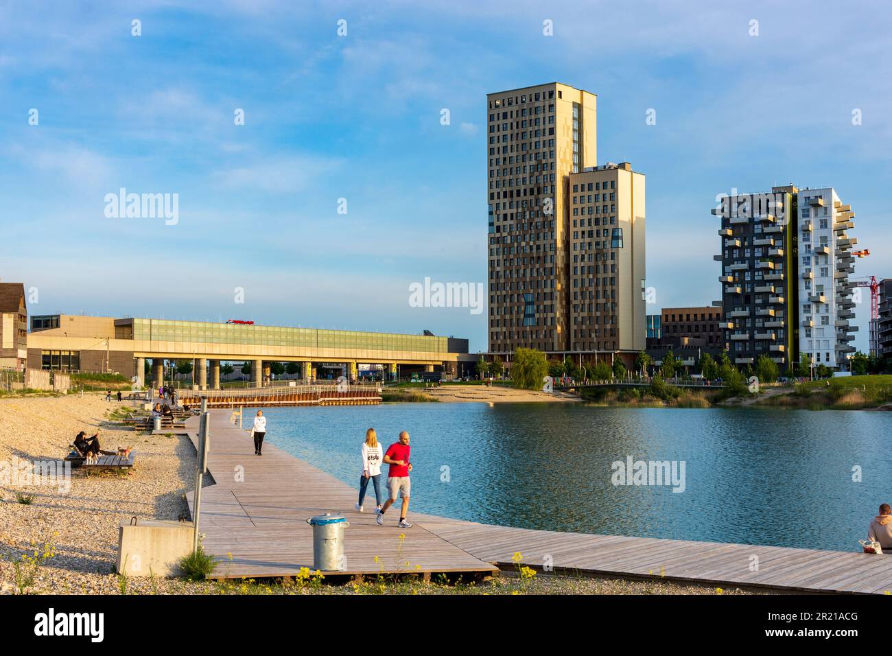 Seestadt aspern lake vienna hi-res stock photography and images - Alamy