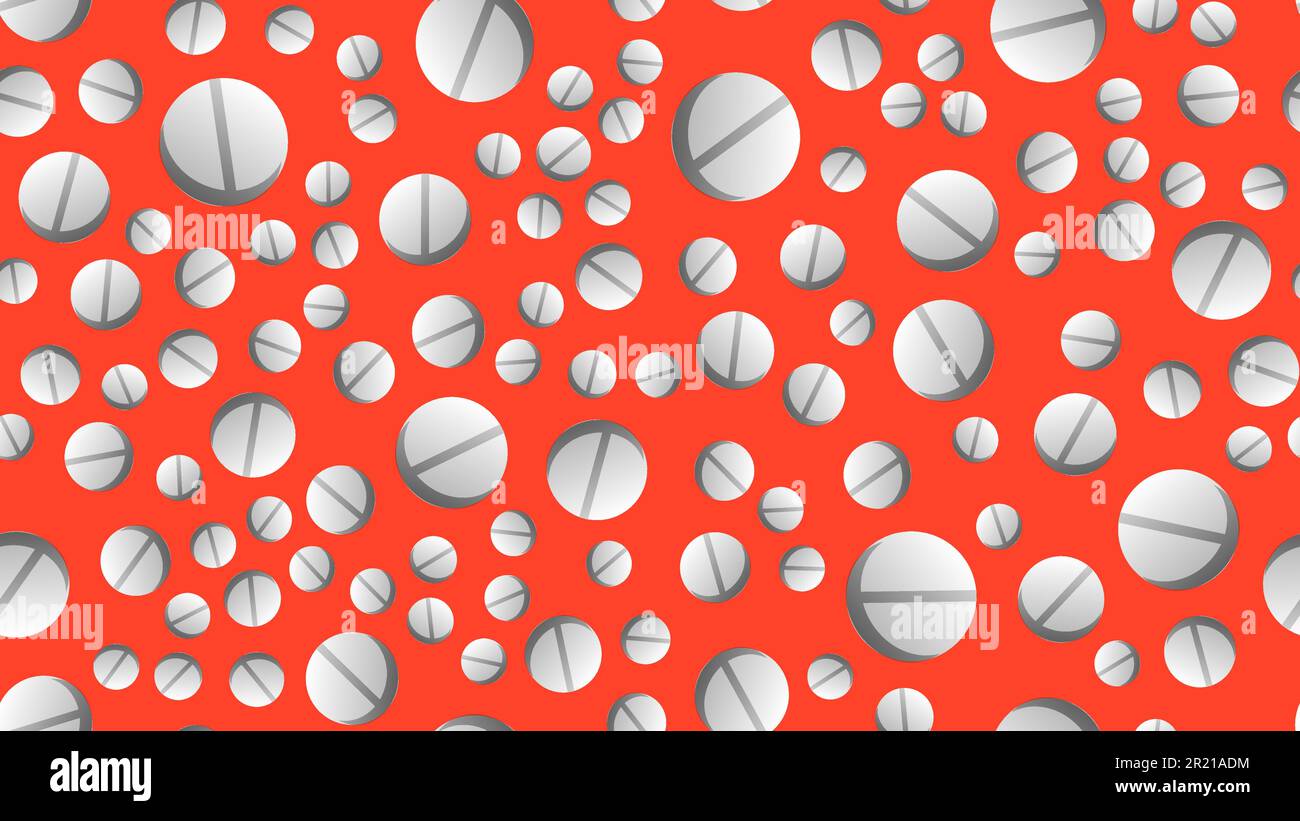 Endless seamless pattern of medical scientific medical items ...