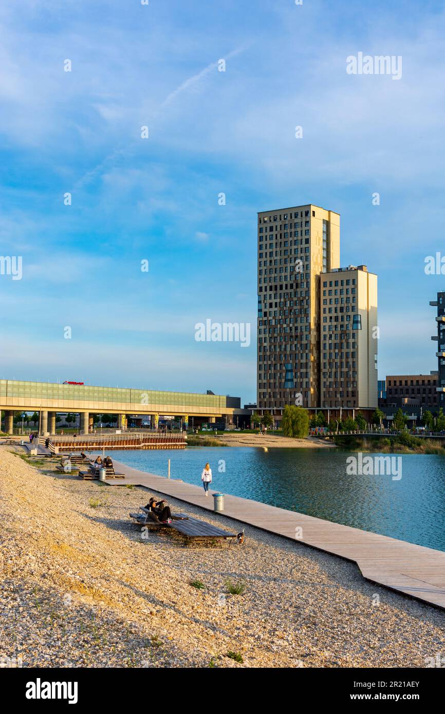 Seestadt aspern lake vienna hi-res stock photography and images - Alamy
