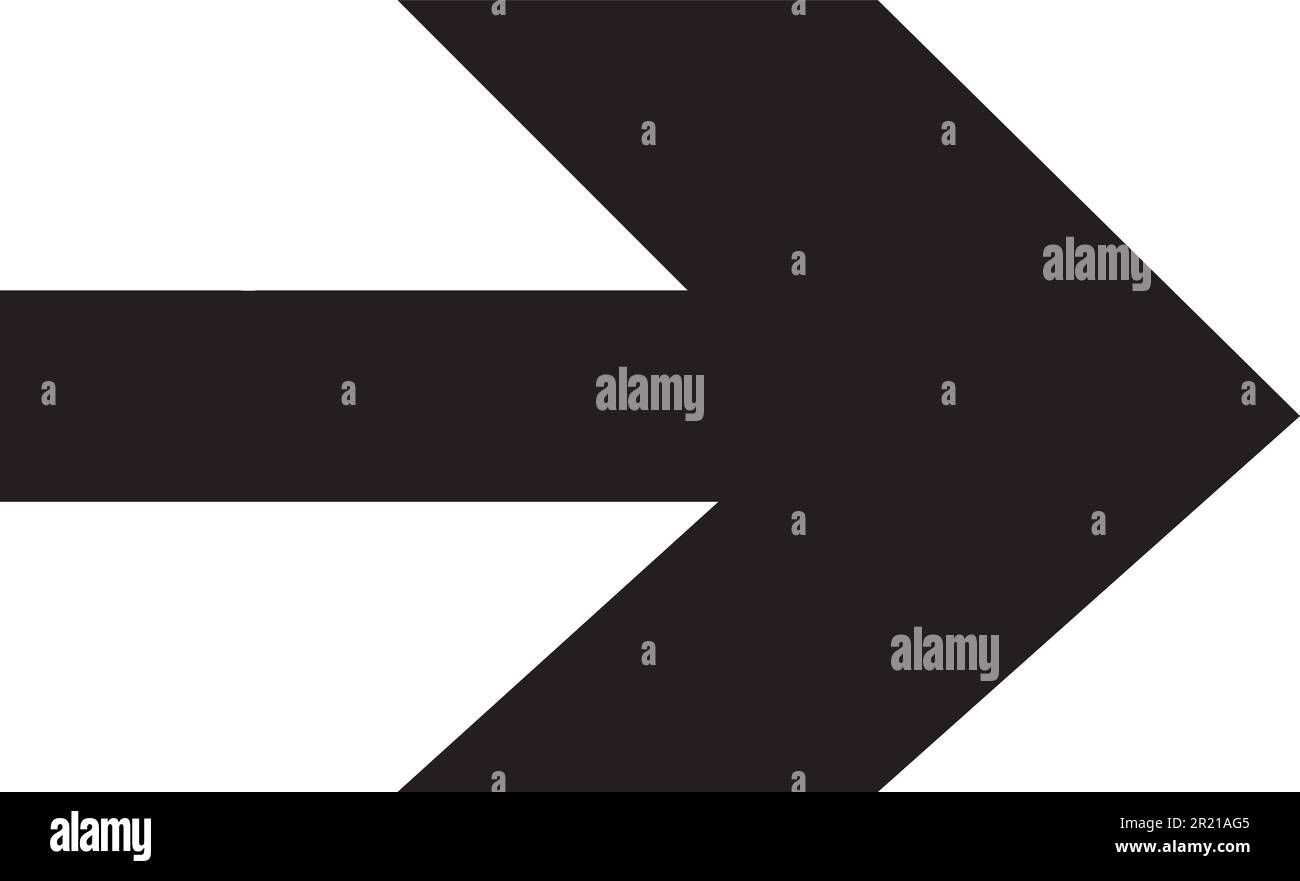 Arrow computer black button showing way vector. Interface navigation ...