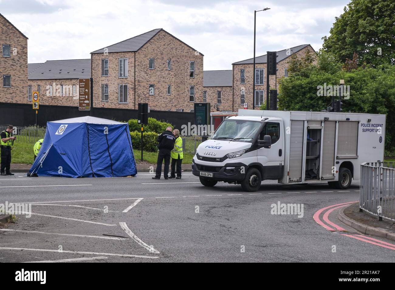Belgrave Middleway, Birmingham, 16th May 2023 - A man has died after he ...