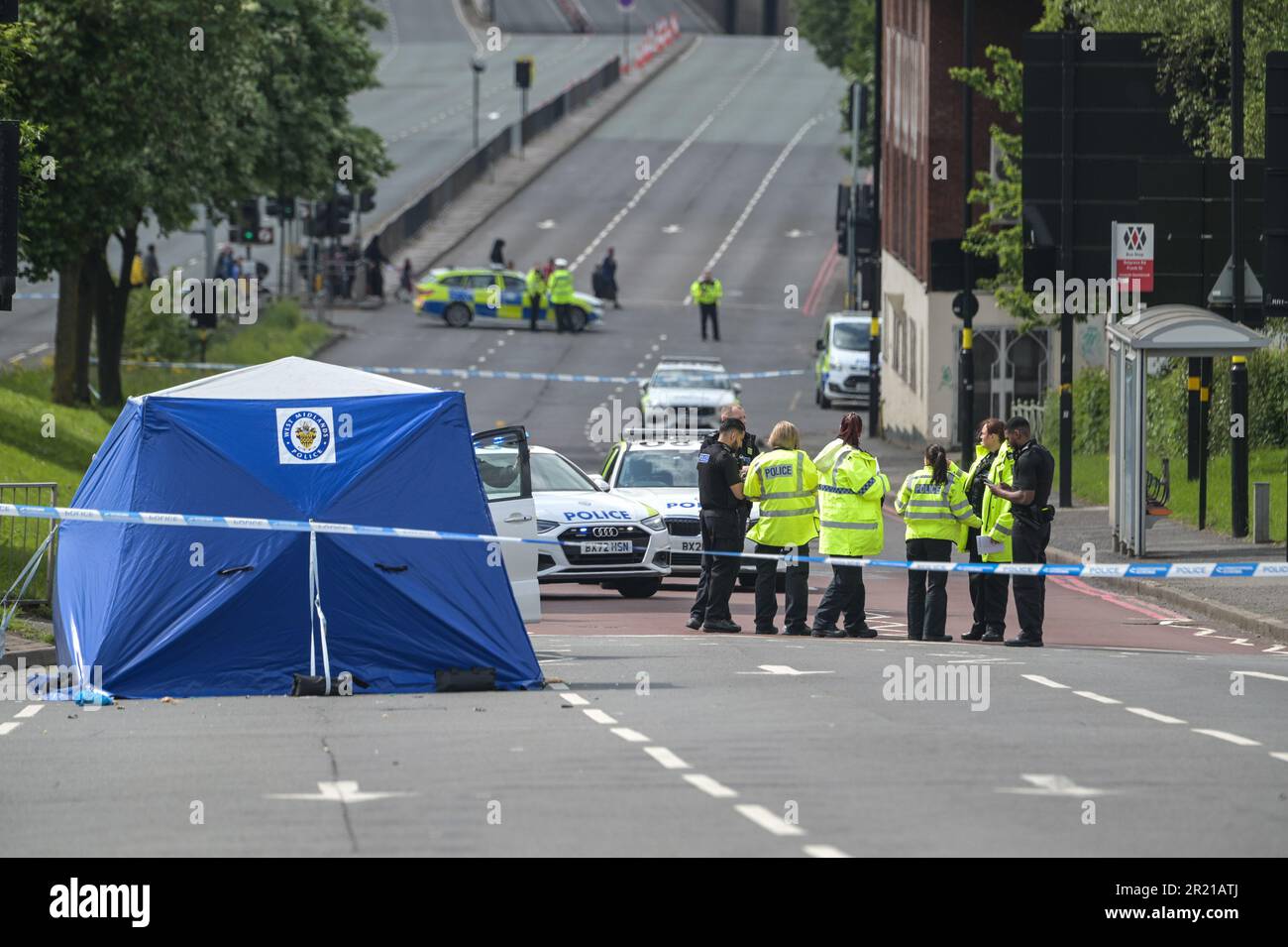 Belgrave Middleway, Birmingham, 16th May 2023 - A man has died after he ...