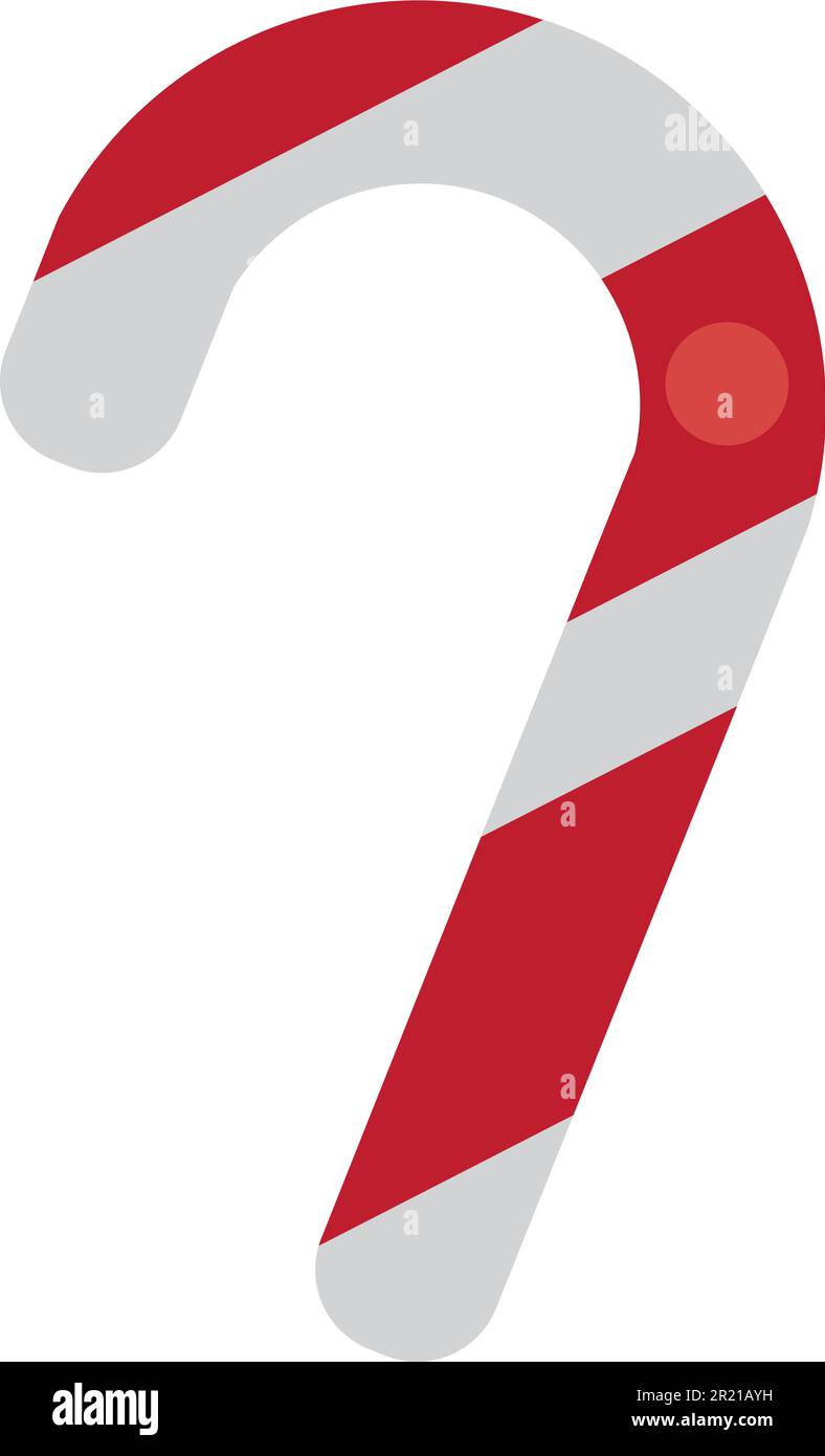 Christmas striped candy delicious stick vector. Xmas celebration tasty ...