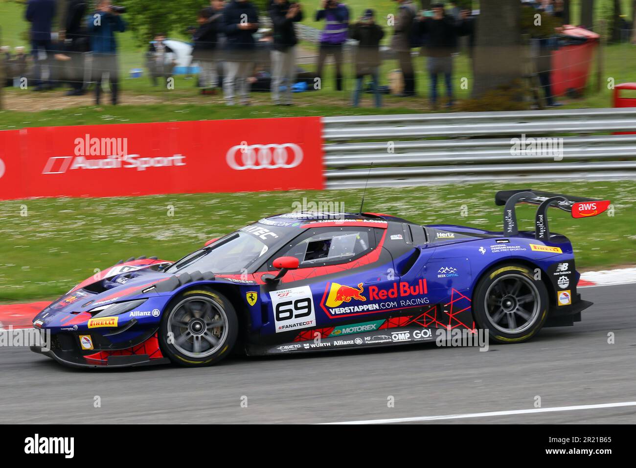 Thierry Vermeulen - Emil Frey Racing - driving Ferrari 296 GT3 number ...