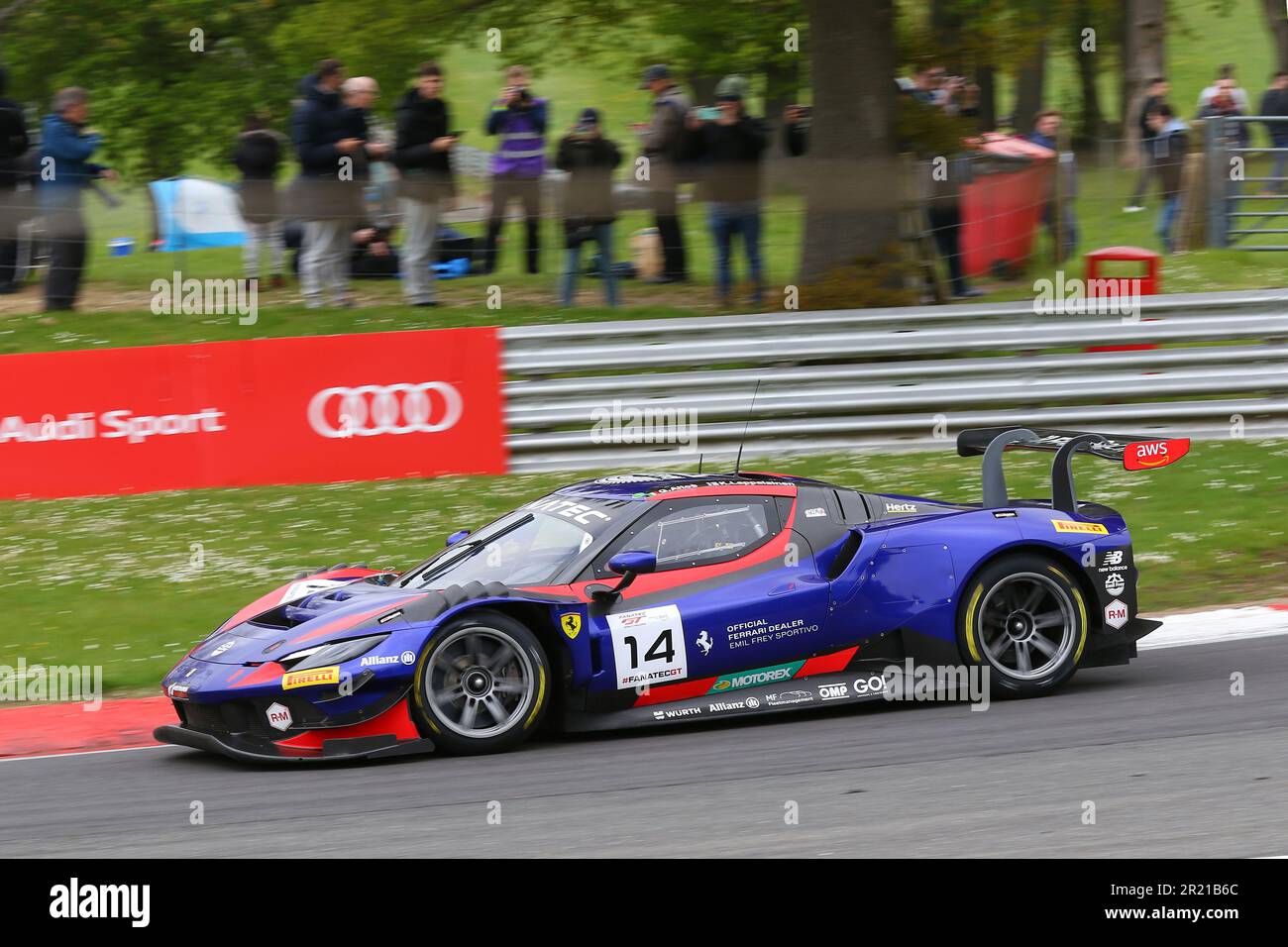 Konsta Lappalainen - Emil Frey Racing - driving Ferrari 296 GT3 number ...