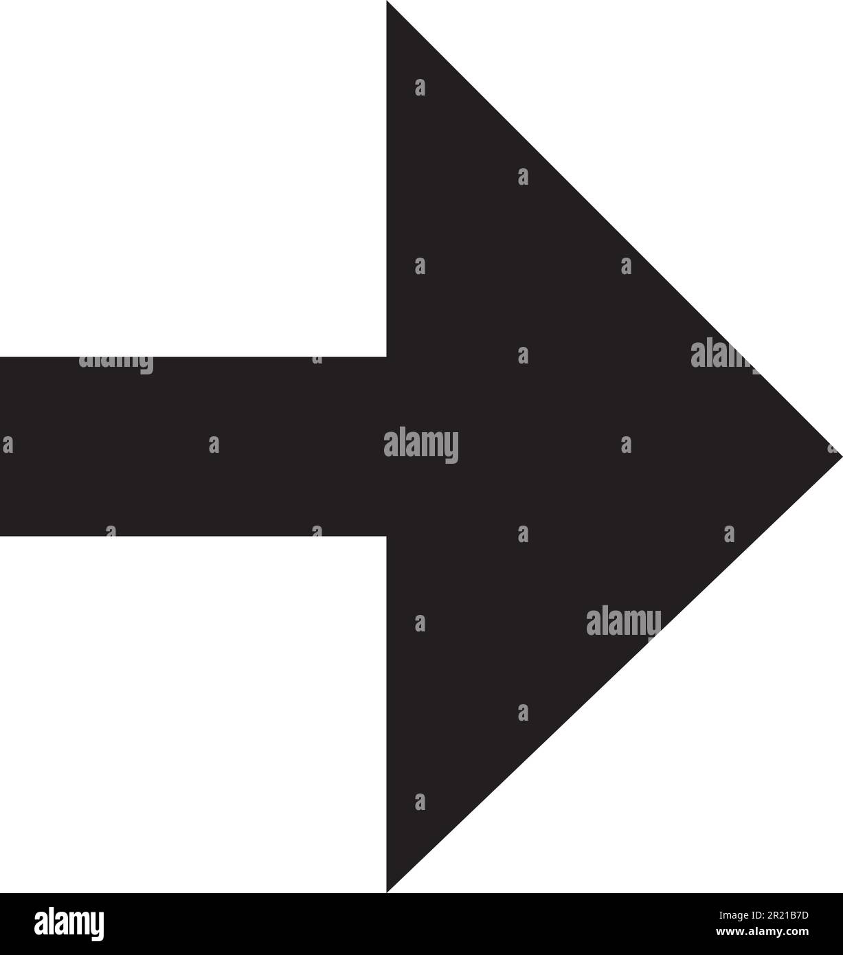 Arrow Computer Black Button Showing Way Vector Interface Navigation Pointer Orientation Solid