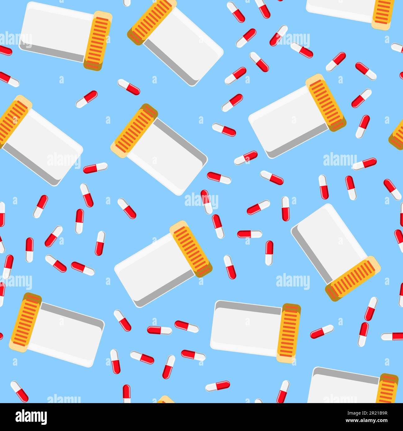 Medical seamless pattern, texture of multi-colored medicinal ...