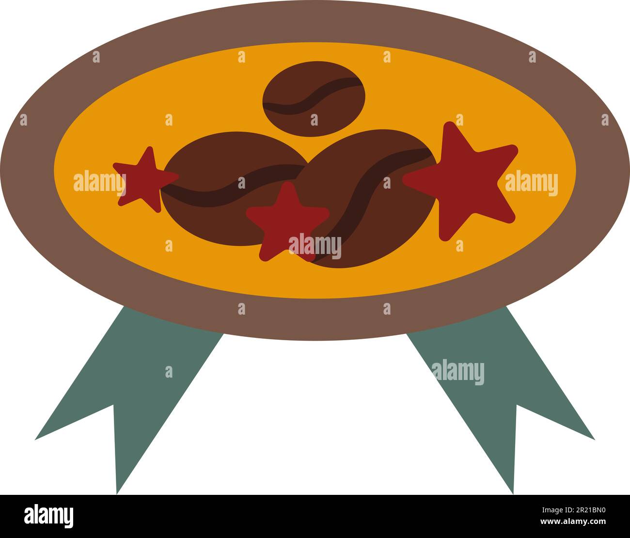 Coffee drink house or cafe advertise badge vector. Delicious aromatic ...