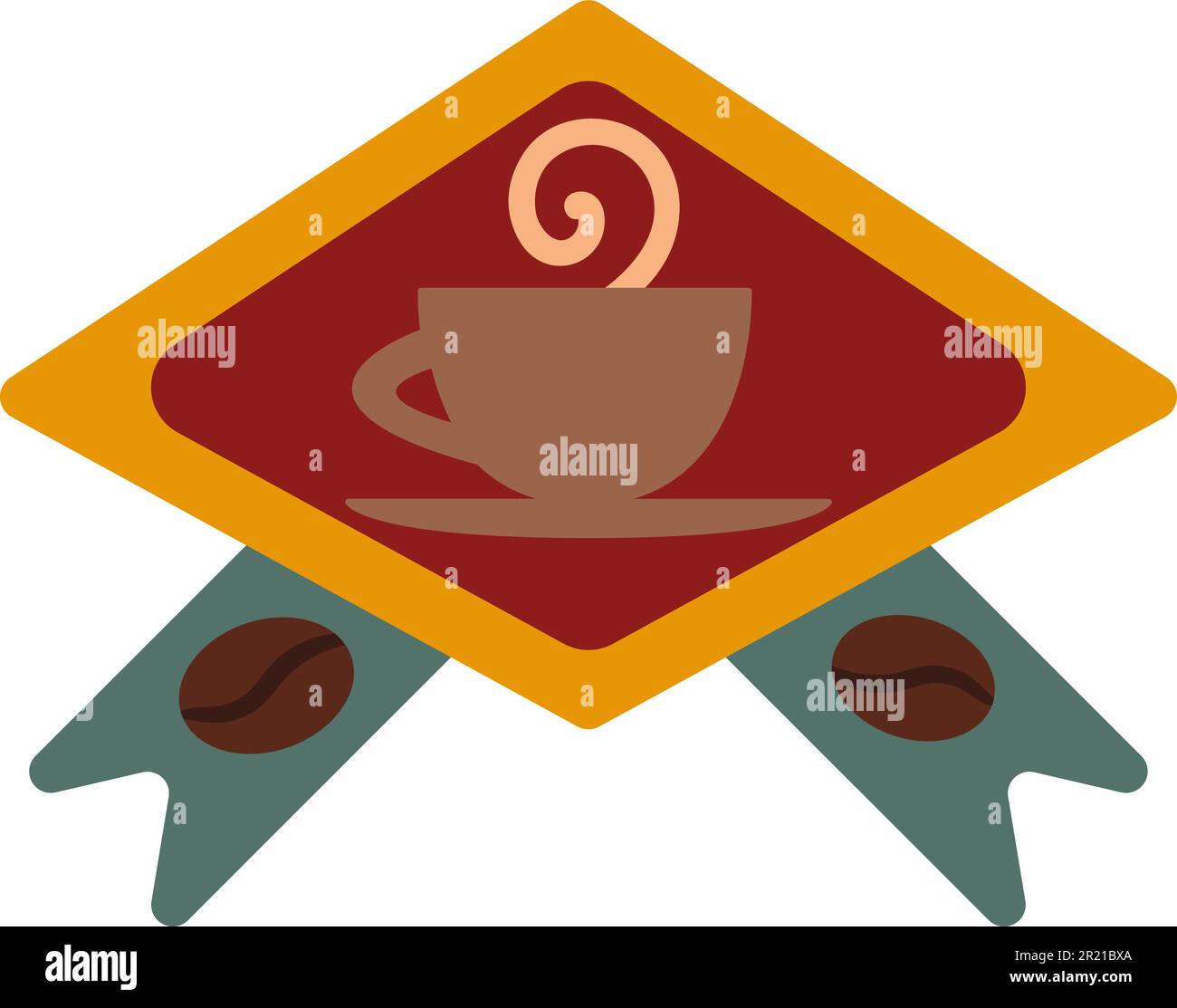 Caf business logo Stock Vector Images - Alamy