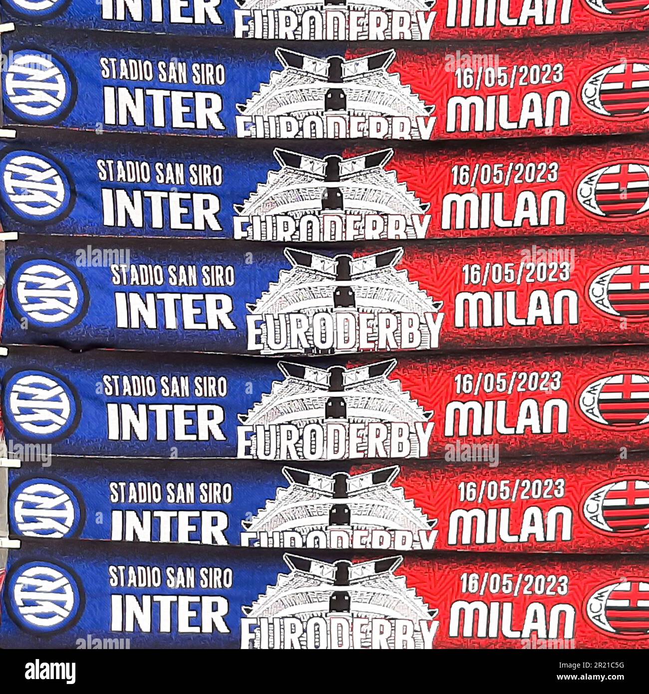 Inter milan flags san siro hi-res stock photography and images - Alamy