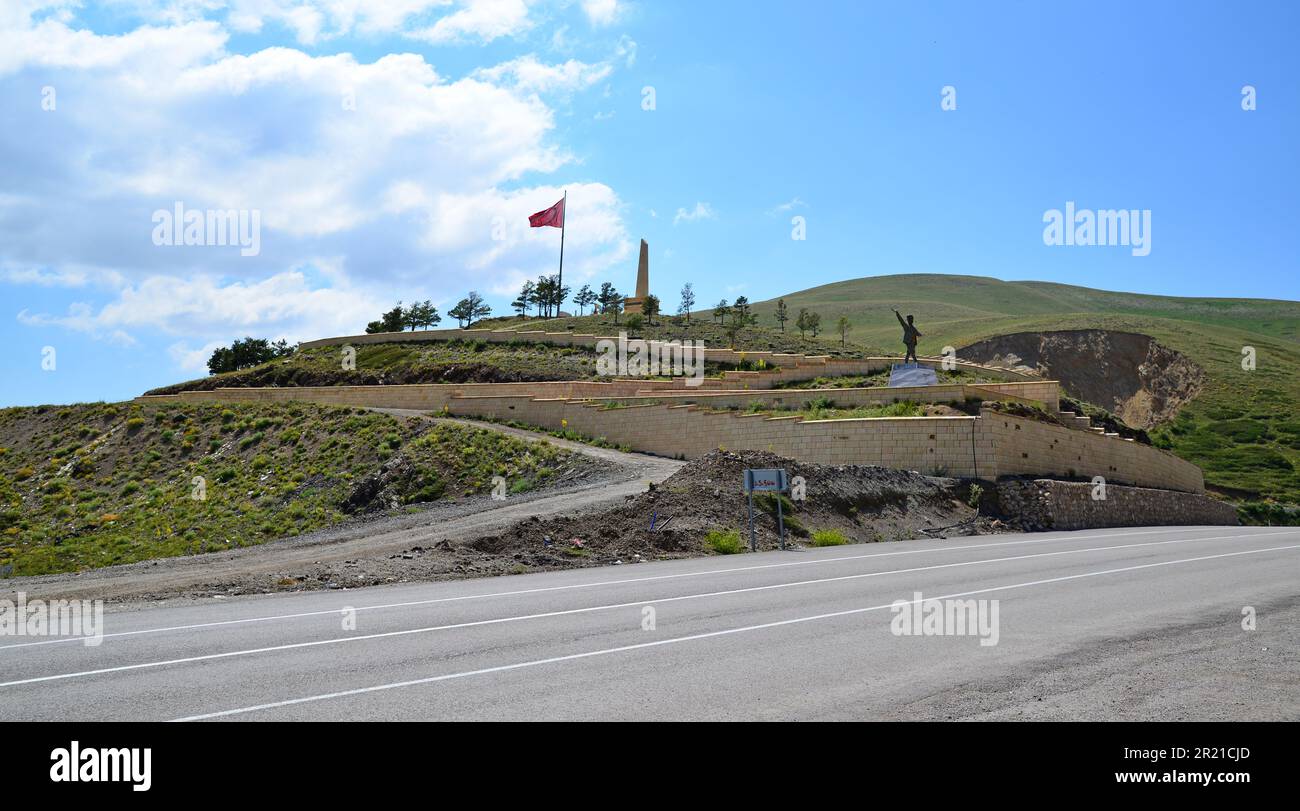 Bayburt castle city view hi-res stock photography and images - Alamy