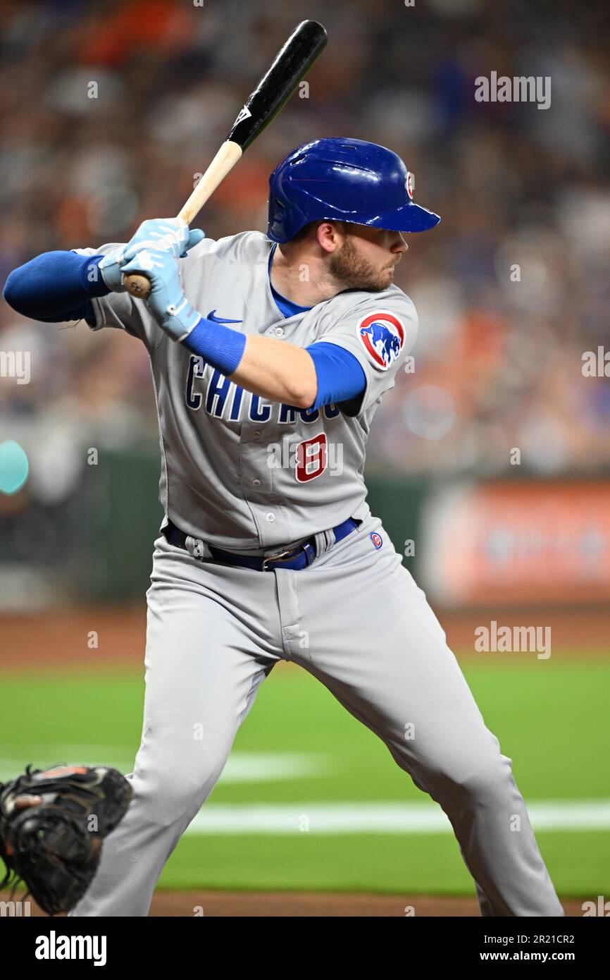Houston, United States. 15th May, 2023. Chicago Cubs left fielder Ian ...