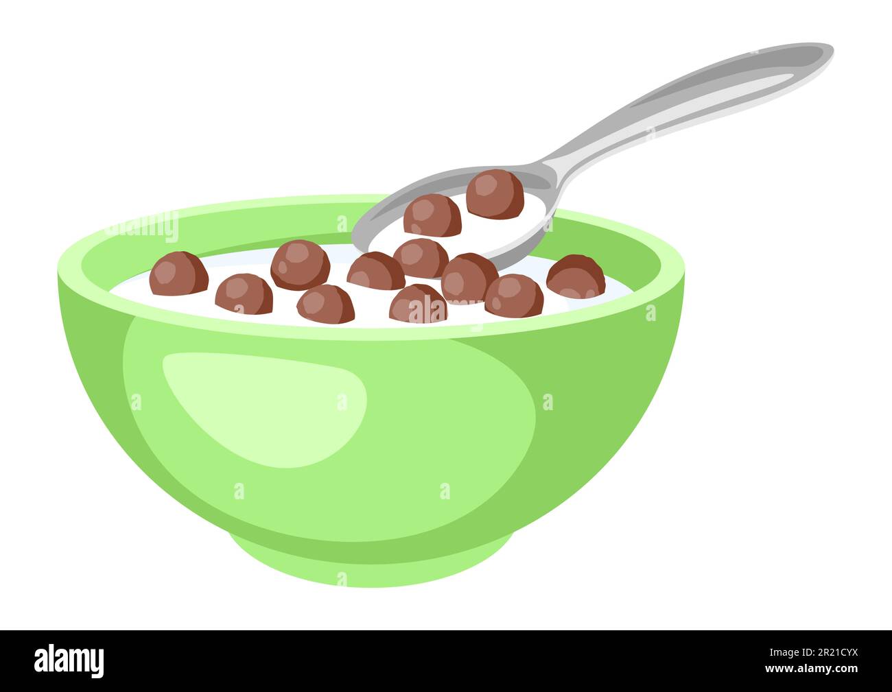 Cereal chocolate balls in Cut Out Stock Images & Pictures - Alamy