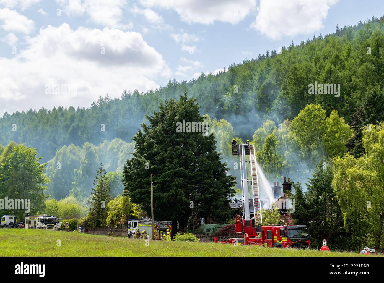 Fire engine scotland moray hi-res stock photography and images - Alamy