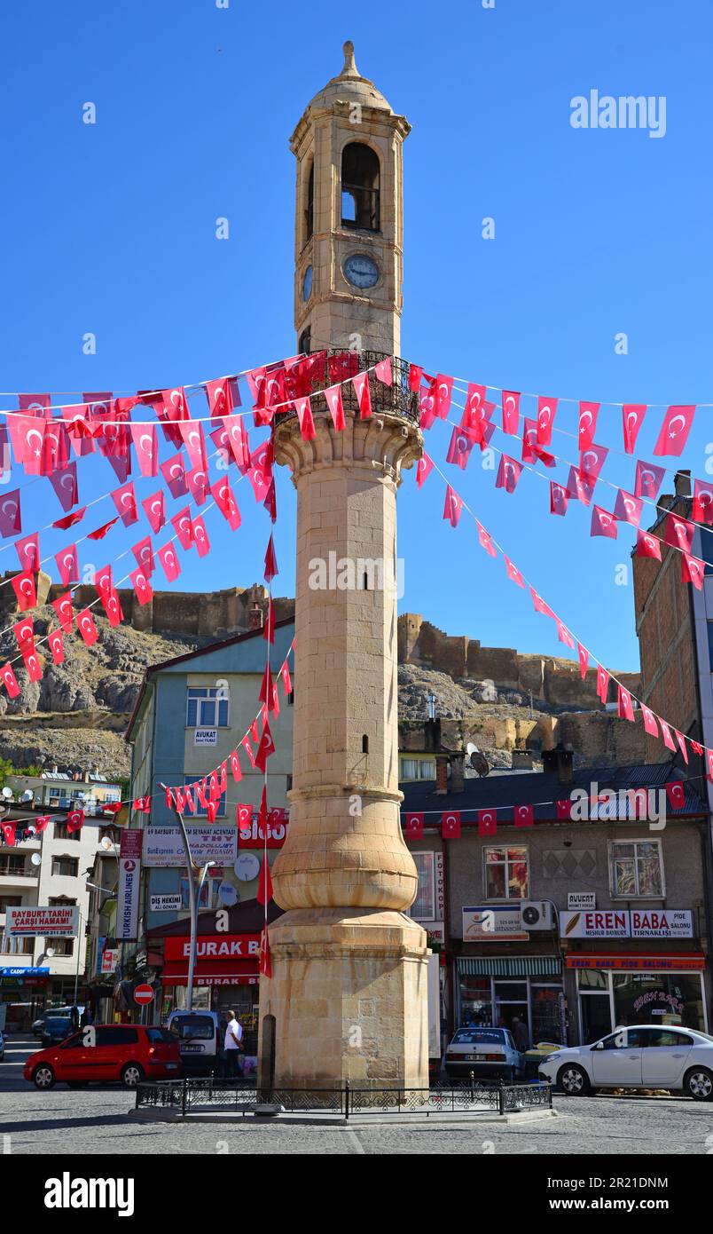 Bayburt castle city view hi-res stock photography and images - Alamy