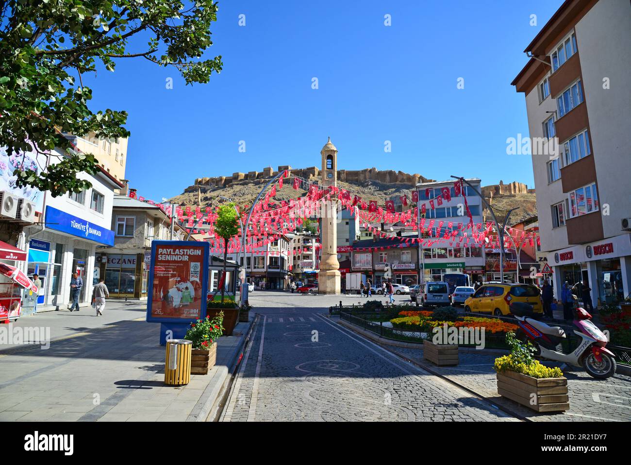 Bayburt Clock Tower in Turkey Stock Photo - Alamy