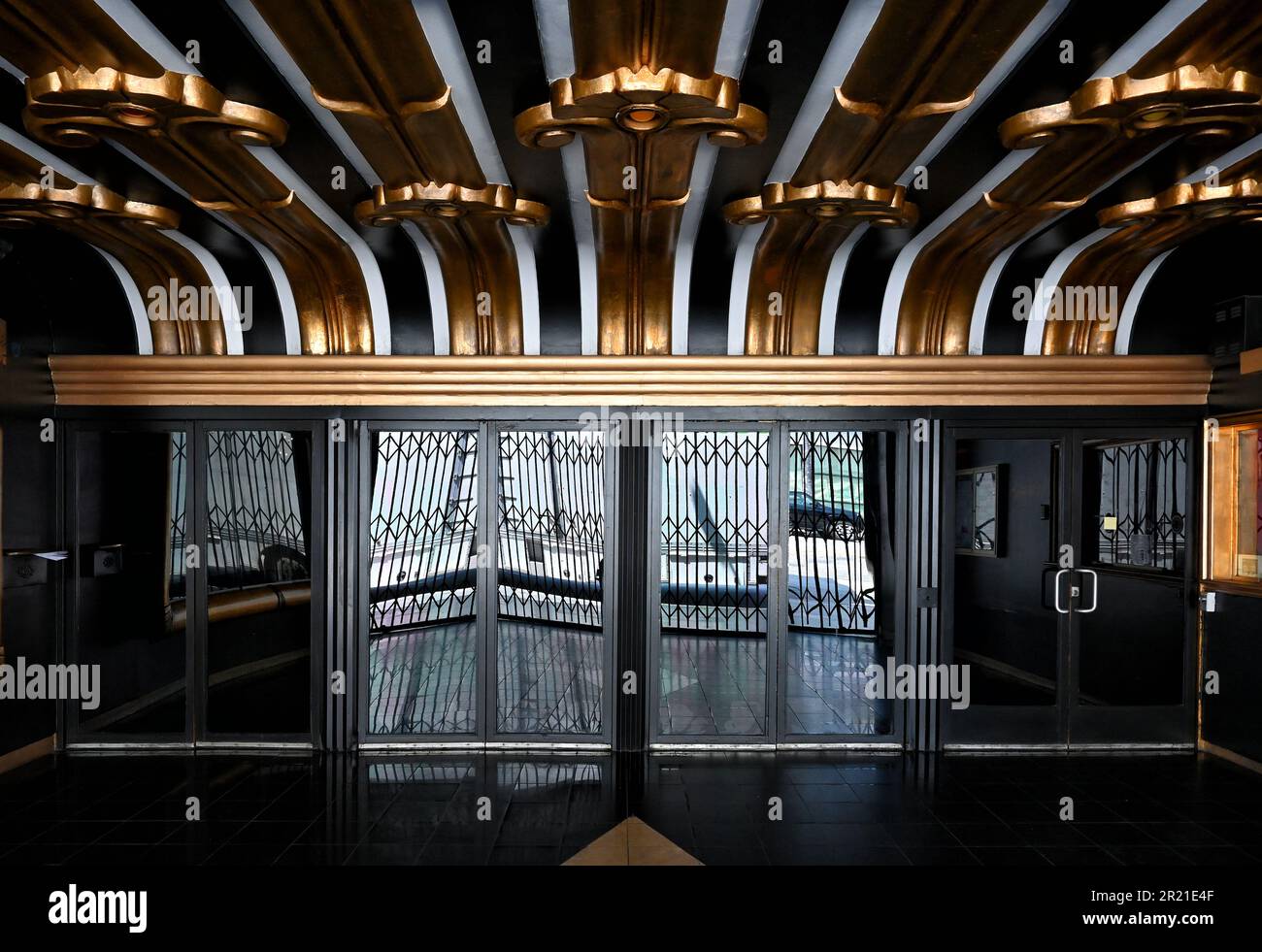 LOS ANGELES, CALIFORNIA - 12 MAY 2023: Doors and entrance to the Fonda ...