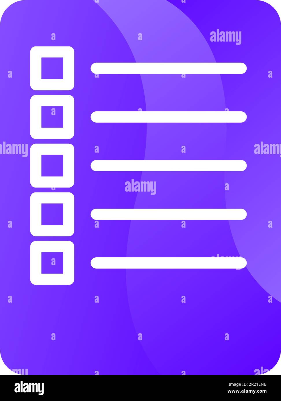 Document list or checklist paper sheet icon vector. Form with tasks ...