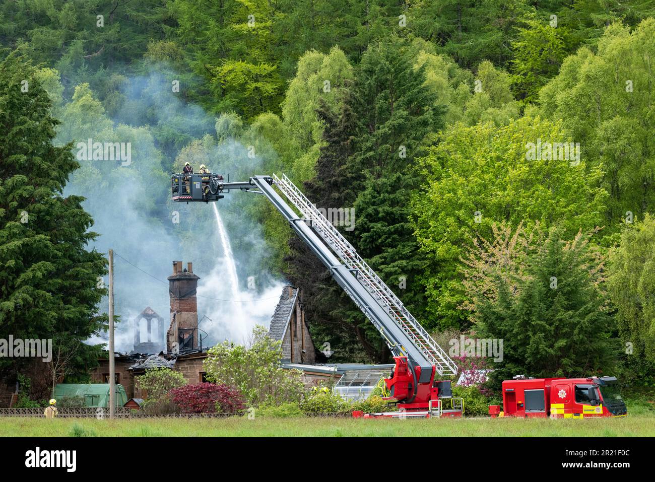Fire engine scotland moray hi-res stock photography and images - Alamy