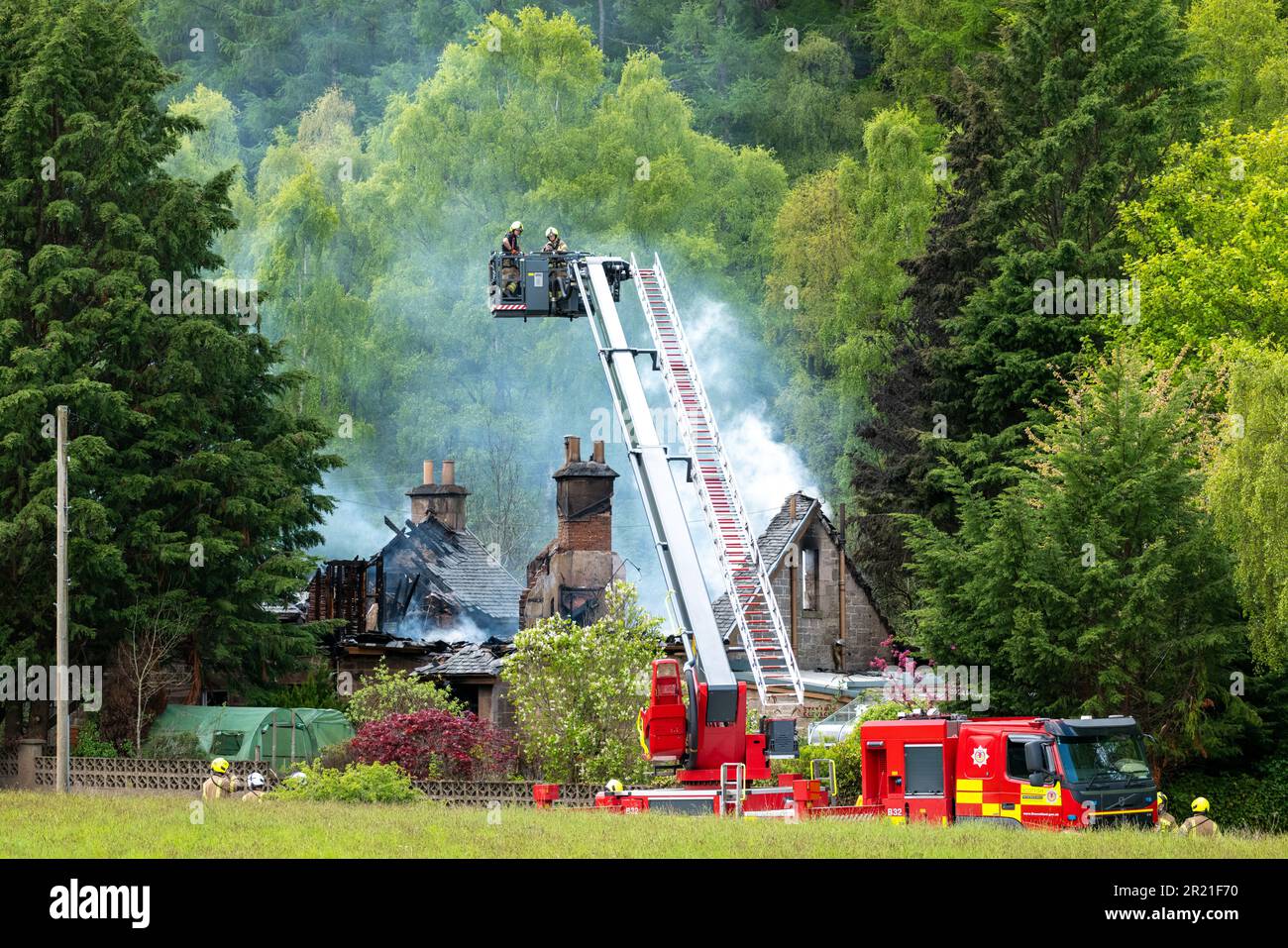 Fire engine scotland moray hi-res stock photography and images - Alamy