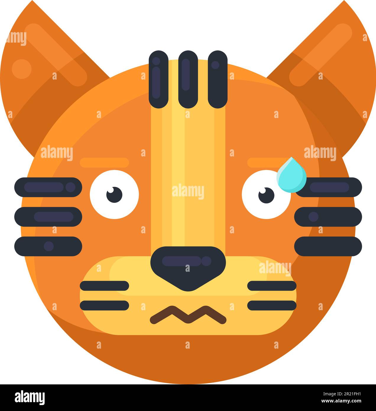 Cartoon illustration funny sick cat hi-res stock photography and images ...